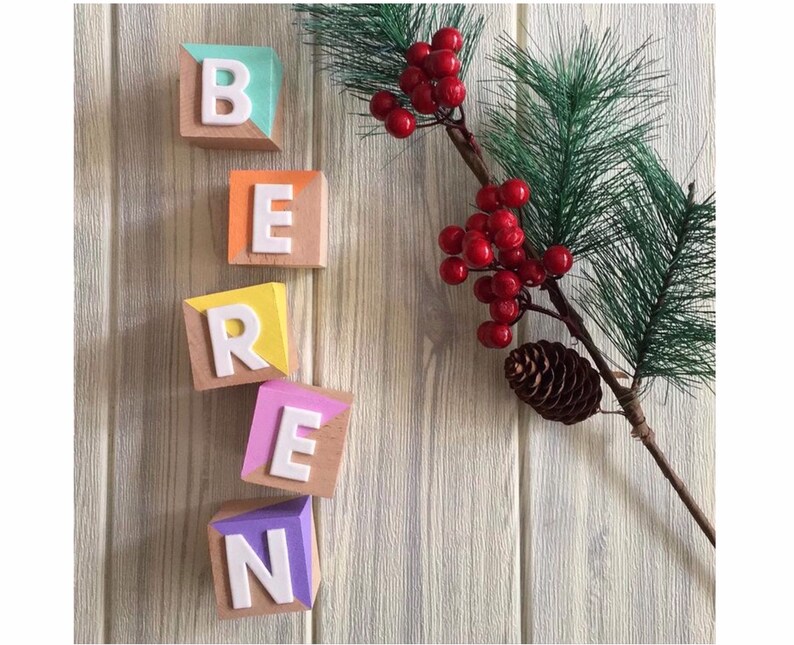 Personalized Wooden Blocks Baby Name Blocks Nursery Decor - Etsy