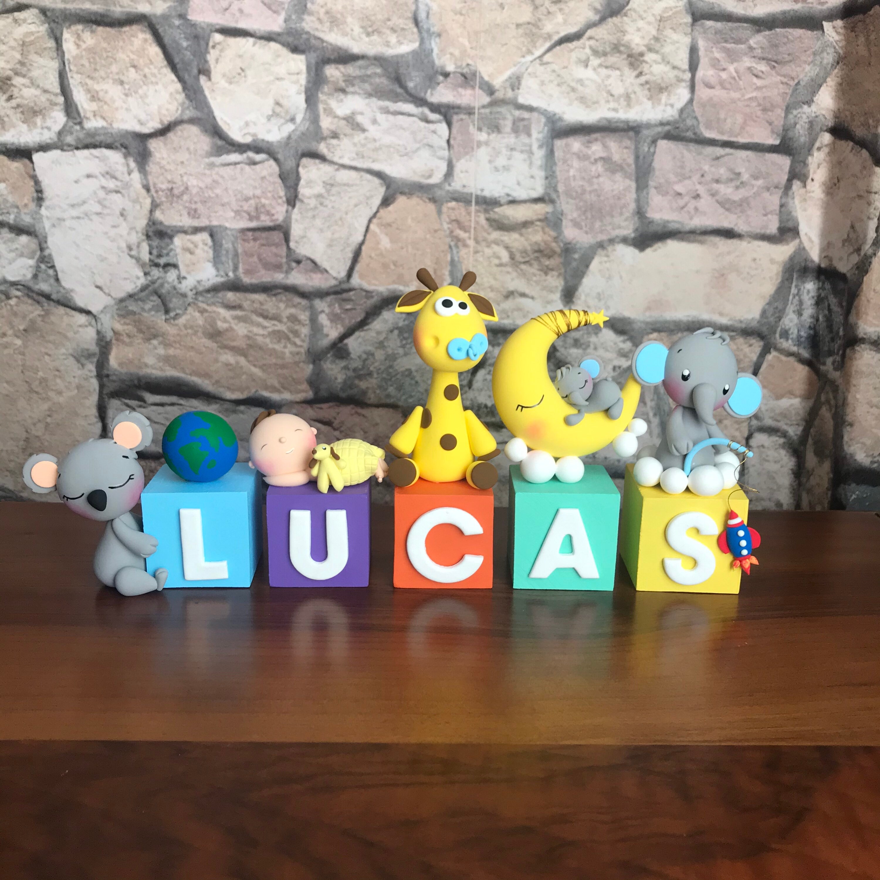 Personalized Name Blocks Name Blocks Nursery Decor Colorful - Etsy