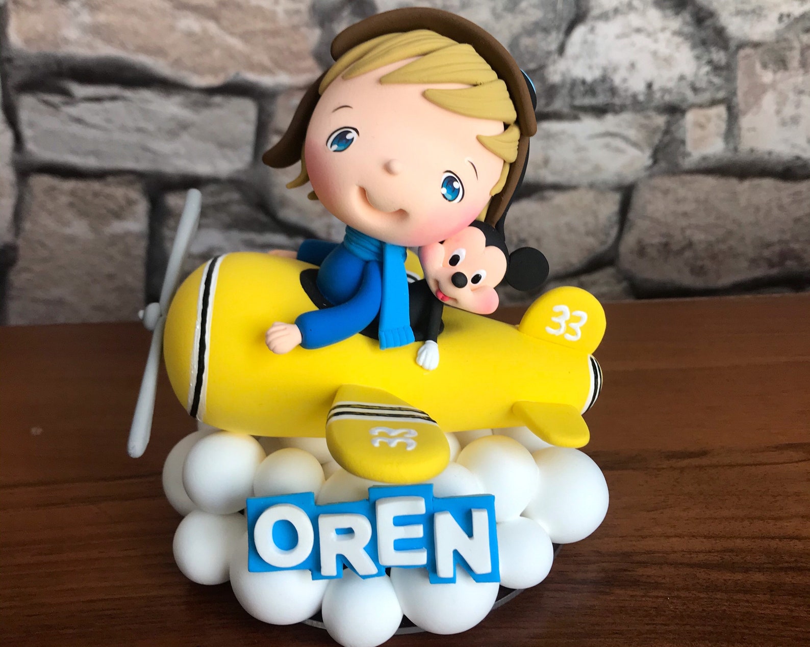Pilot Baby Cake Topper Air Plane Cake Topper Personalized - Etsy