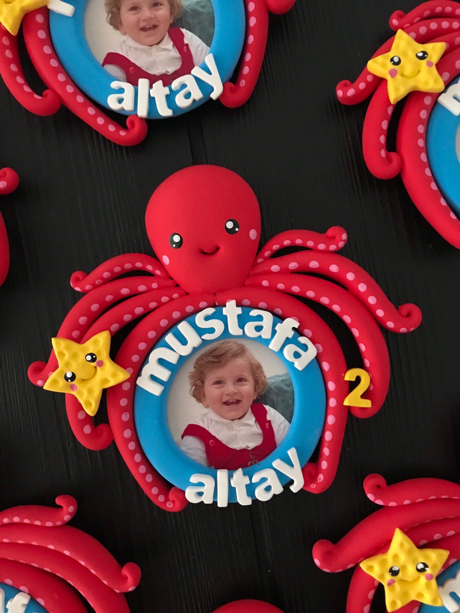 Octopus frame magnet Personalized Birthday favors Customize | Etsy