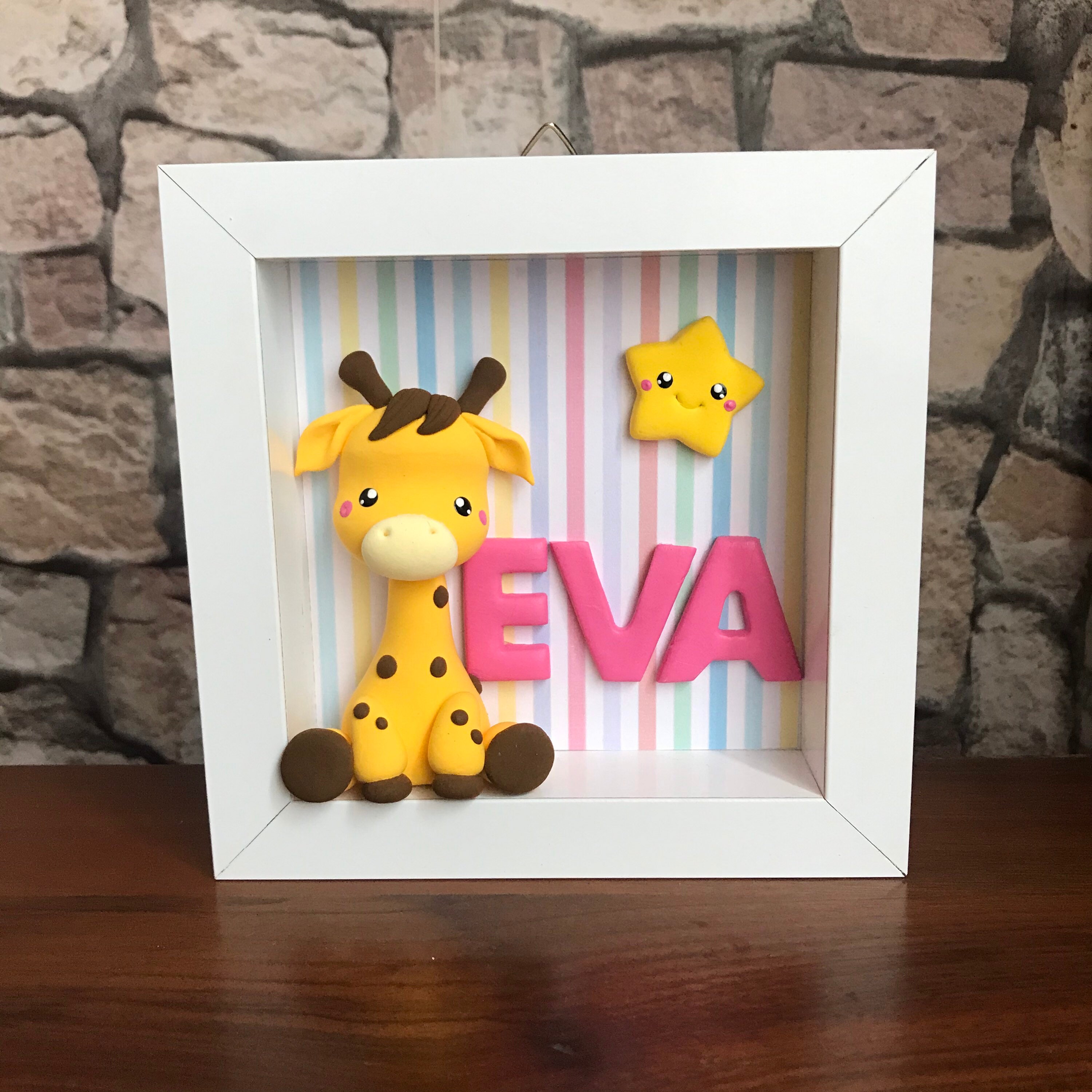 Giraffe box frame Nursery decor Kidsroom decor NurserY Door | Etsy