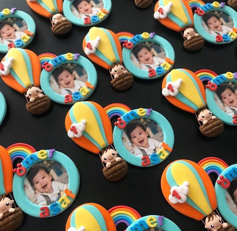 Balloon Birthday Party Ballon Magnet Personalized Birthday - Etsy