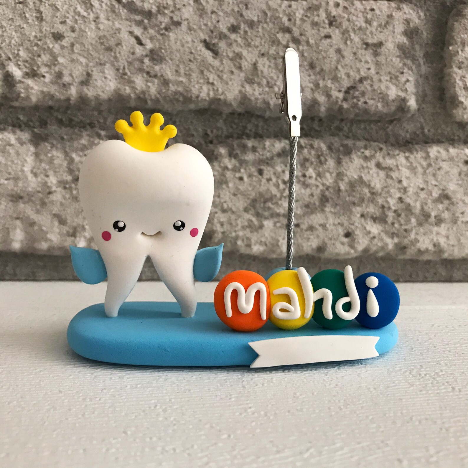 Tooth Picture Holder First Tooth Gift Personalized Note - Etsy