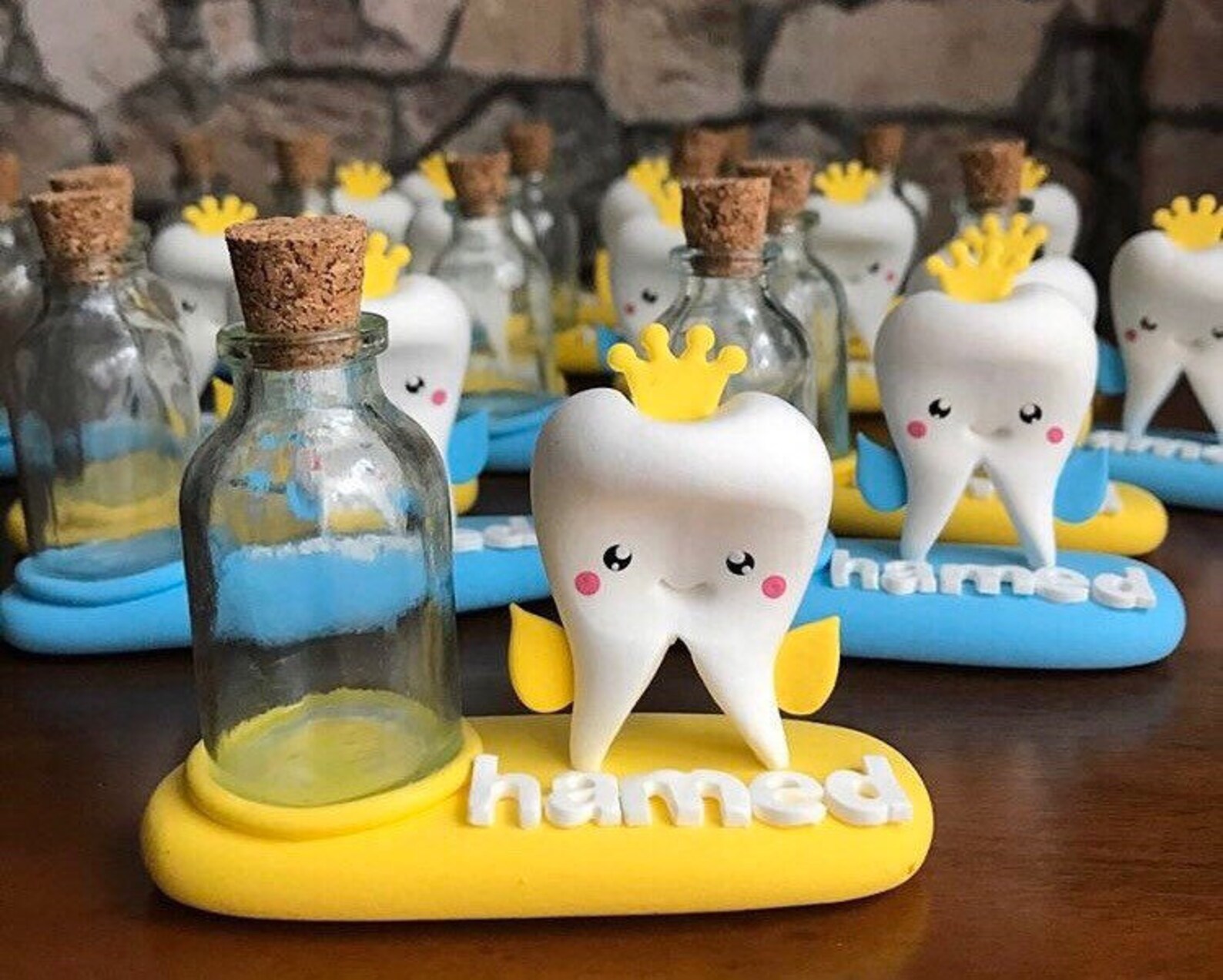 First Tooth Favors Customized Tooth Jar Tooth Fairy Jar | Etsy