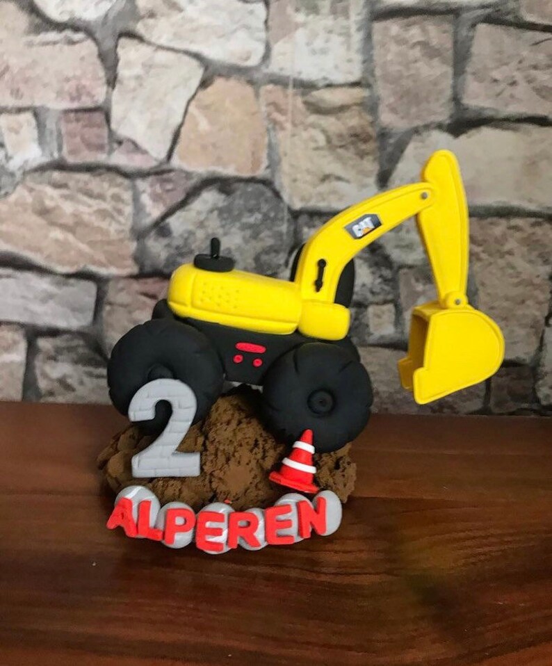 Excavator Cake Topper Excavator Cake Decoration 3D Cake - Etsy