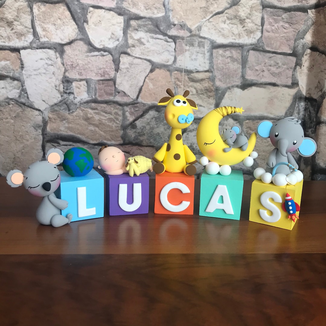 Personalized Name Blocks, Name Blocks, Nursery Decor, Colorful Kidsroom ...