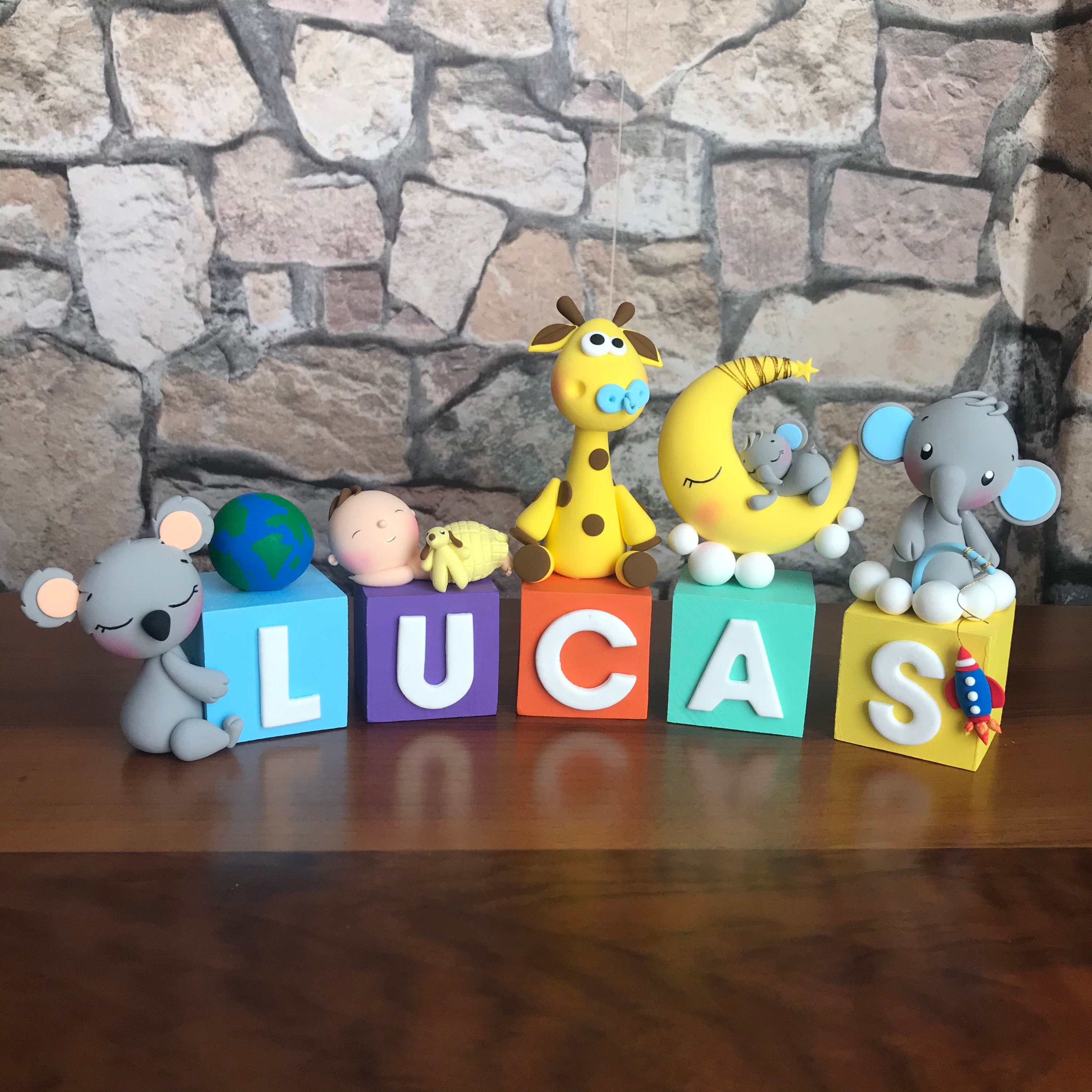 Personalized Name Blocks Name Blocks Nursery Decor Colorful - Etsy