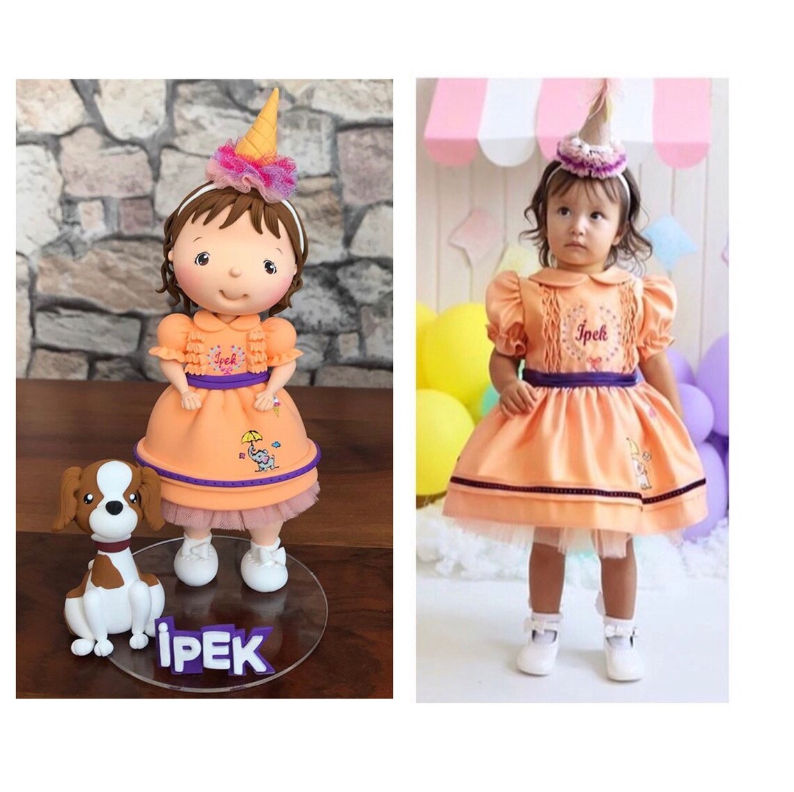 Look a like topper portrait doll portrait topper | Etsy