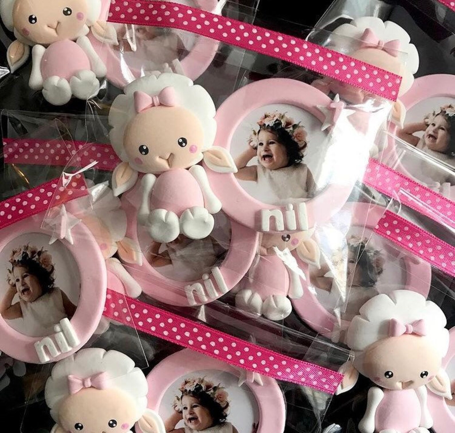 Lamb Frame Personalized Birthday Party Favors 1st Birthday - Etsy