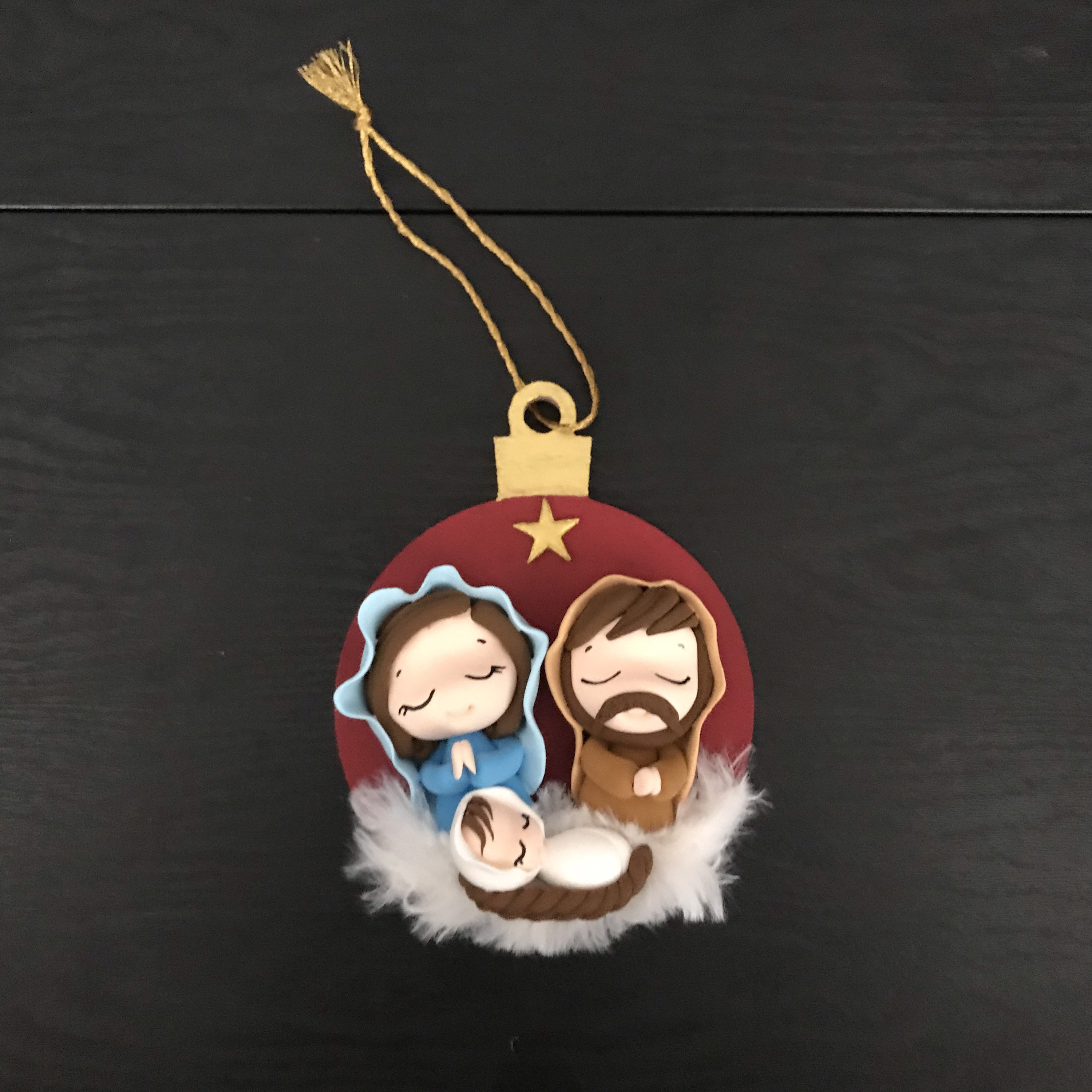 Nativity Ornament Christmas Ornaments Nativity Set Holy - Etsy