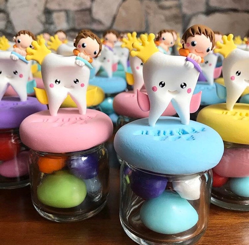 First Tooth Party Favors Tooth Fairy Jar Personalized Tooth - Etsy