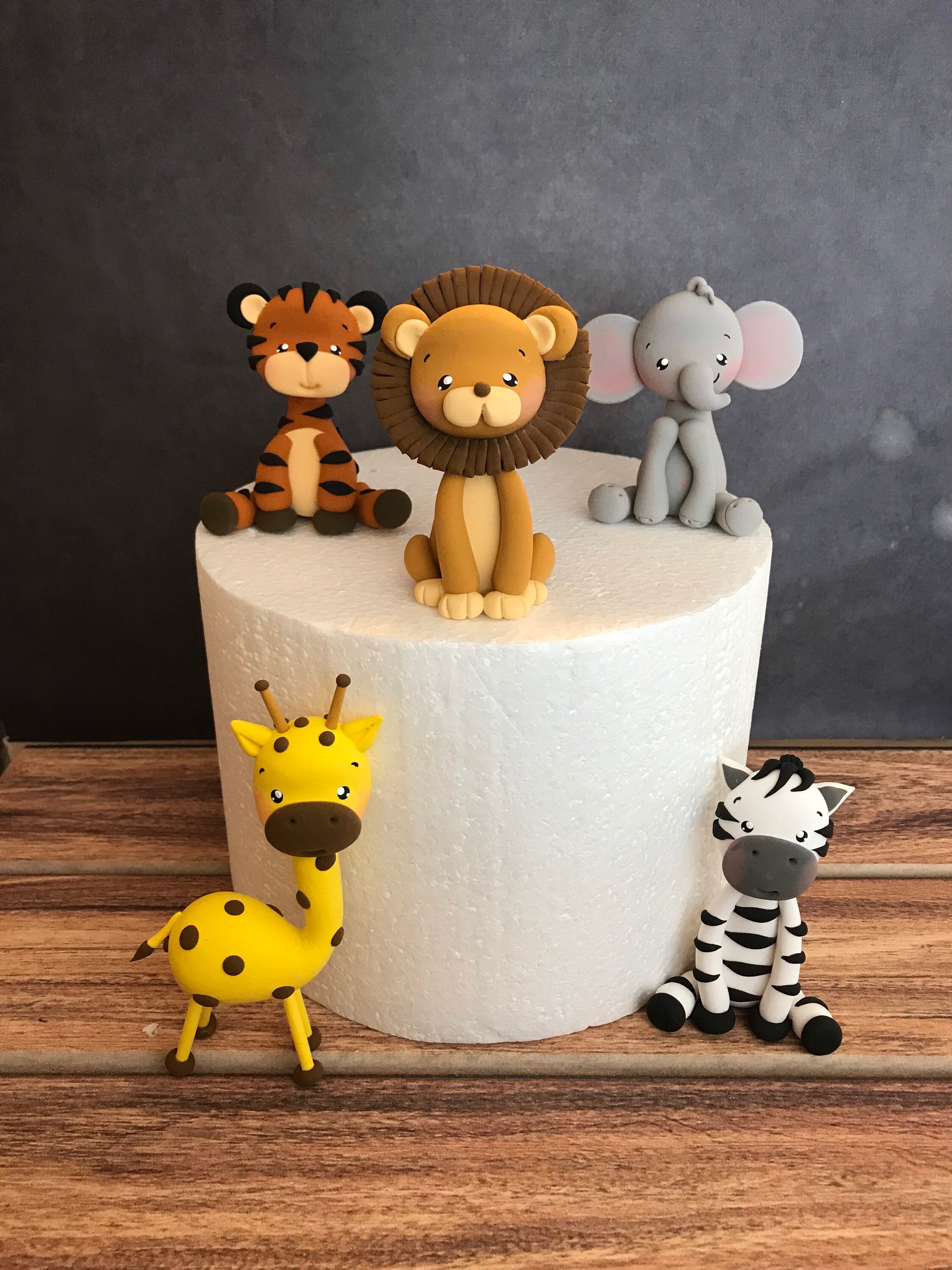 Safari Cake Safari Theme Cake Topper Safari Animal Cake - Etsy Australia