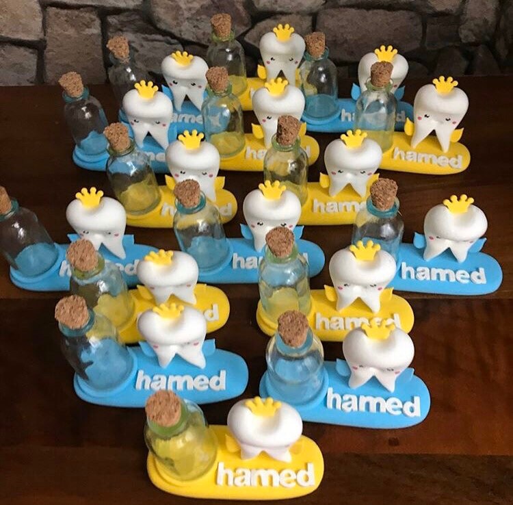 First Tooth Favors Customized Tooth Jar Tooth Fairy Jar | Etsy