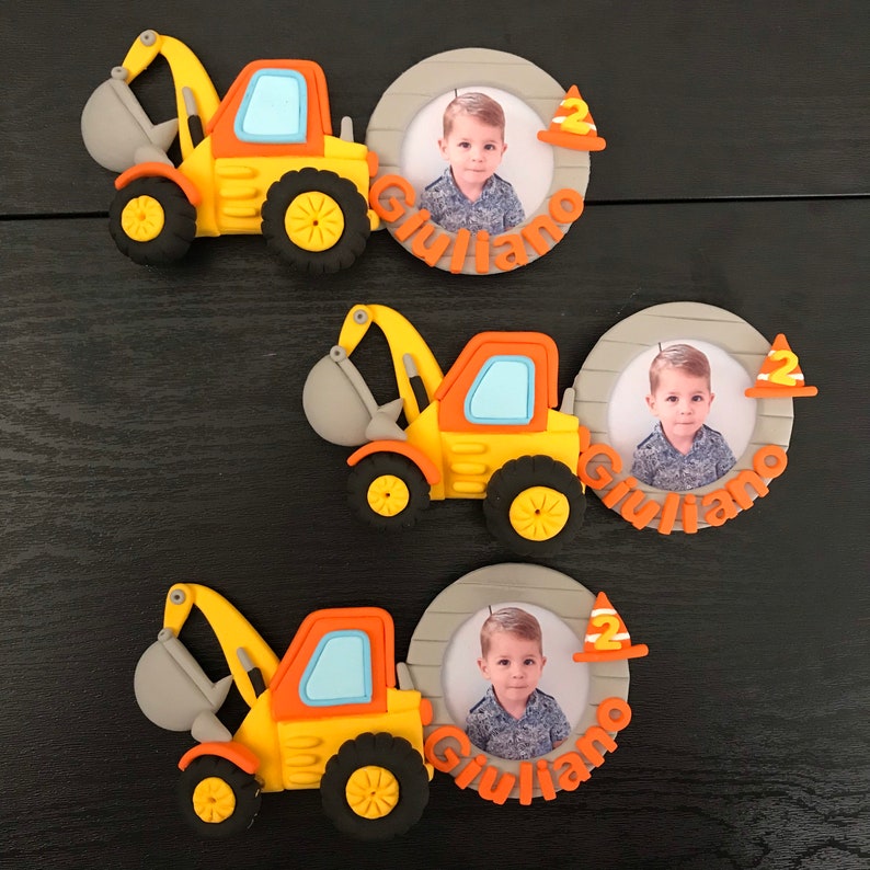 Excavator Birthday Party Favor Excavator Theme Party | Etsy