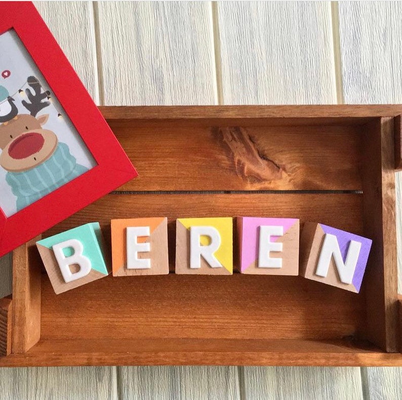 Personalized Wooden Blocks Baby Name Blocks Nursery Decor - Etsy