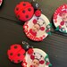 Ladybug Magnets, Ladybug Party Favors, Ladybird Theme Party, Ladybird ...