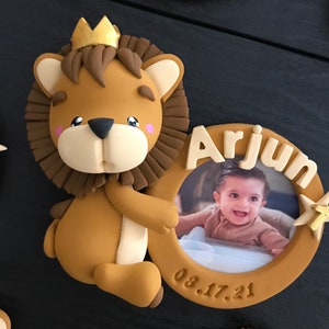 Personalized Baby Favors, Lion Birthday Theme, Birthday Favors, First ...
