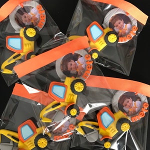 Excavator Birthday Party Favor, Excavator Theme Party, Excavator Magnet ...