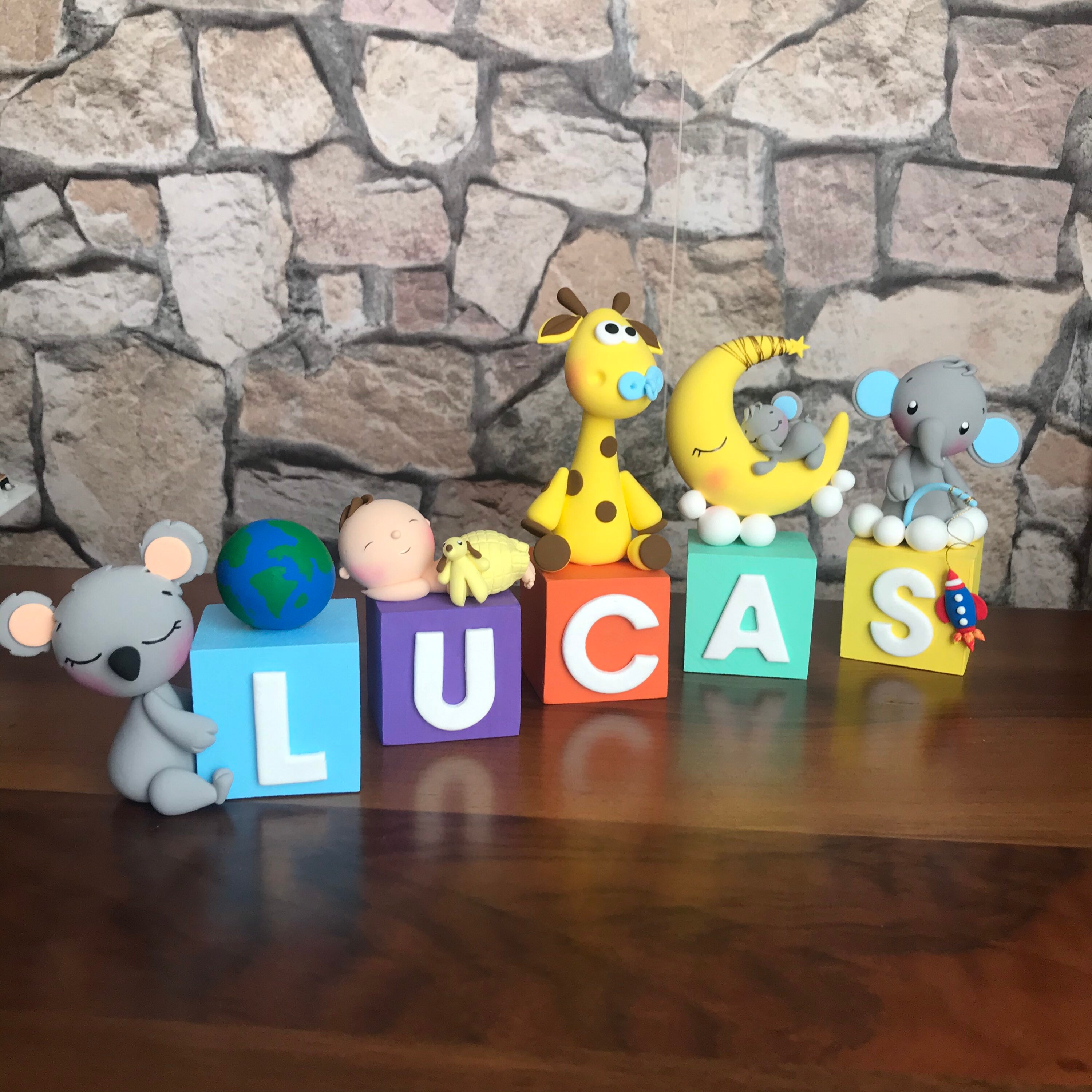 Personalized Name Blocks Name Blocks Nursery Decor Colorful - Etsy