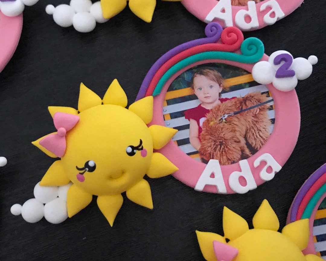Sun Birthday Favor, First Birthday Favor, Sun Frame Magnet, Sun ...