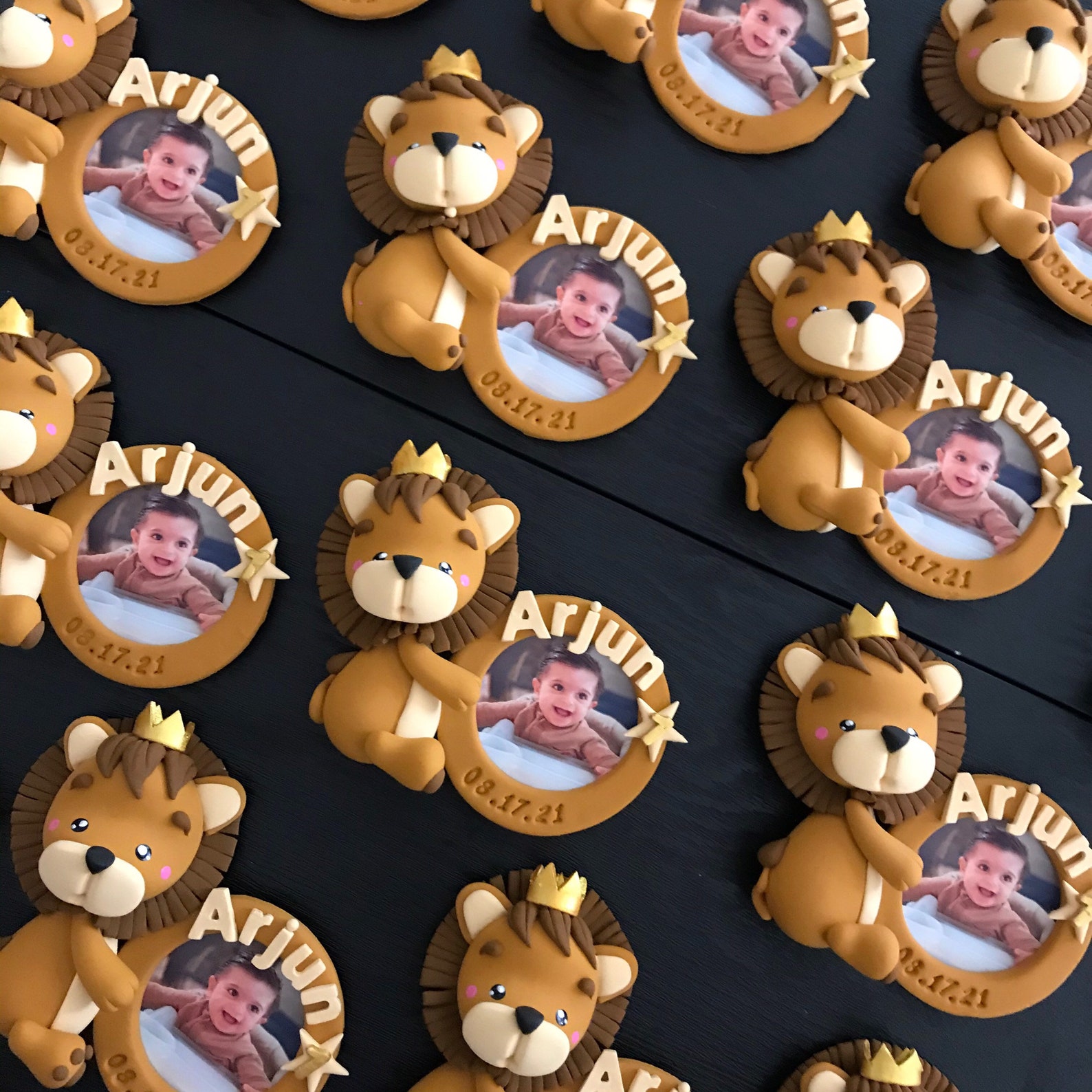 Personalized Baby Favors Lion Birthday Theme Birthday - Etsy