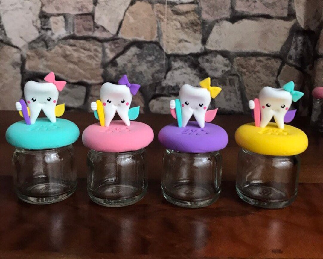 First Tooth Party Favors, Tooth Fairy, Personalized Tooth Jar, Baby ...