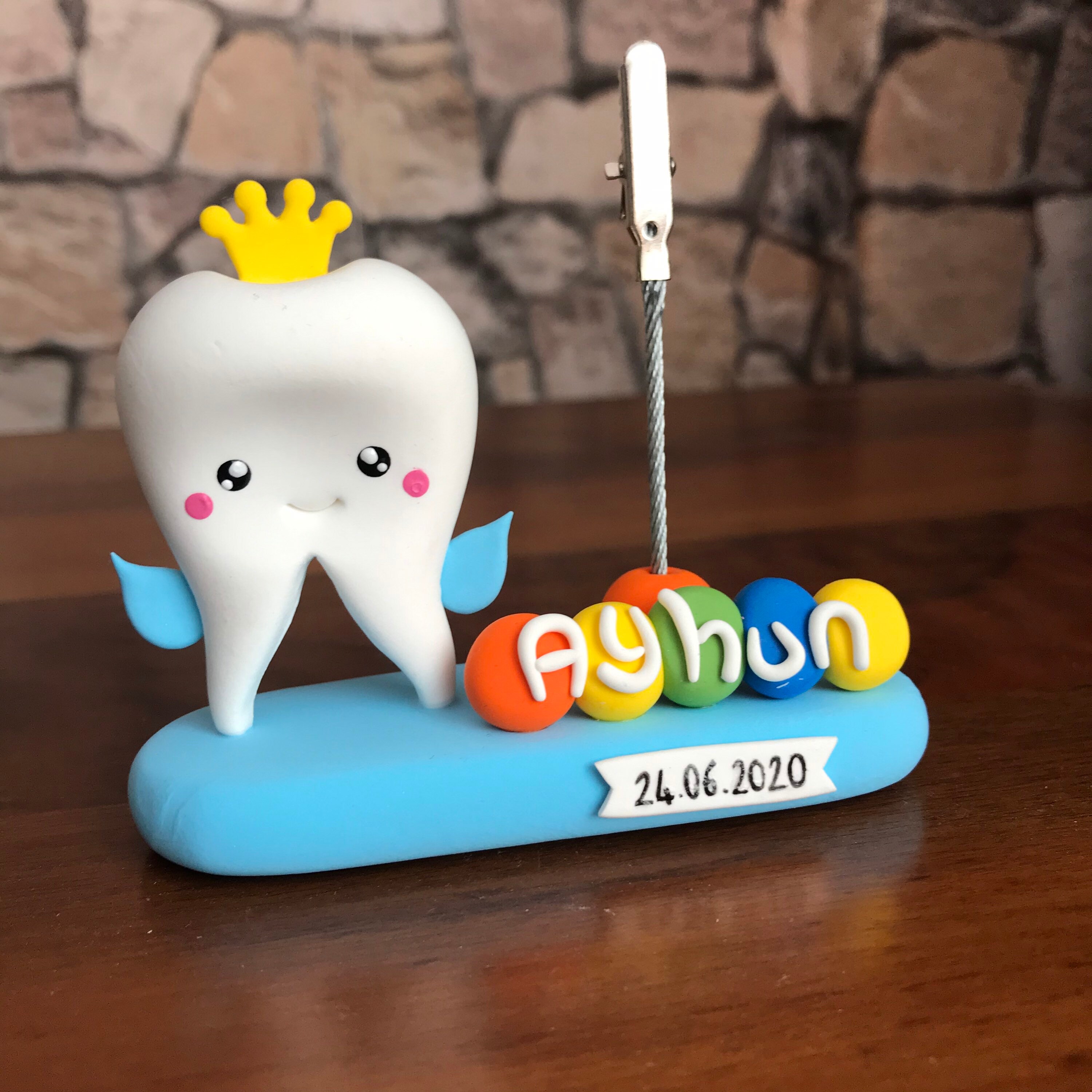 Tooth Picture Holder First Tooth Gift Personalized Note - Etsy