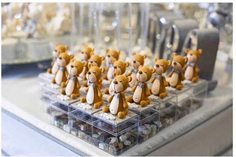 Teddy Bear Candy Box Birthday Favors Teddy Bear Birthday | Etsy