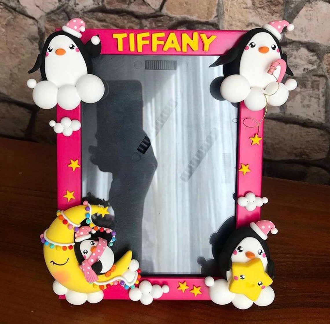 Photo frame for nursery Nursery devor Penguin frame | Etsy