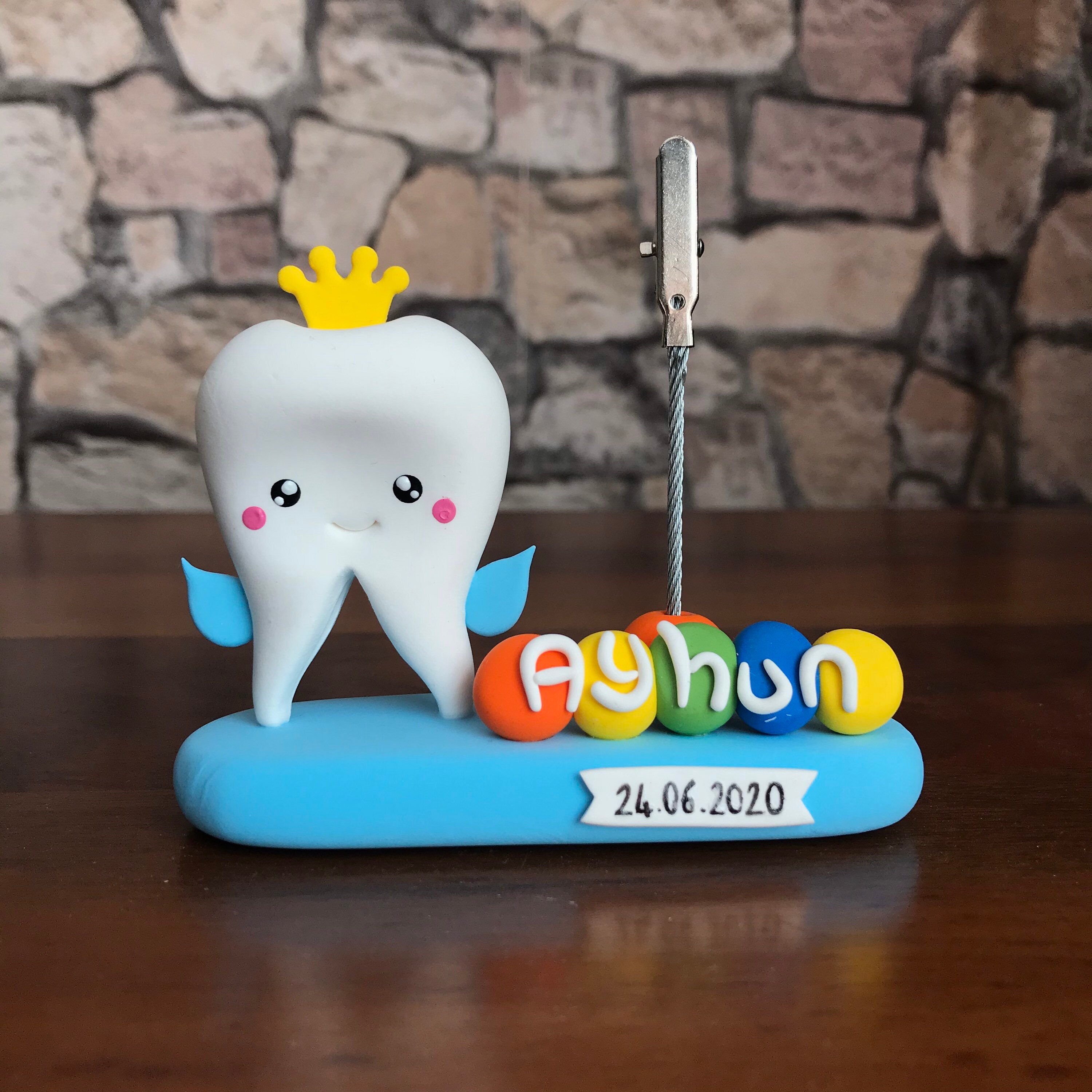 Tooth Picture Holder First Tooth Gift Personalized Note - Etsy