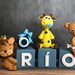 Personalized Lion Name Block, Lion Letter Blocks, Safari Nursery Decor ...