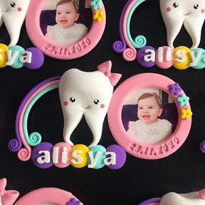 First Tooth Party Favors, First Tooth Keepsake, First Tooth Magnet ...