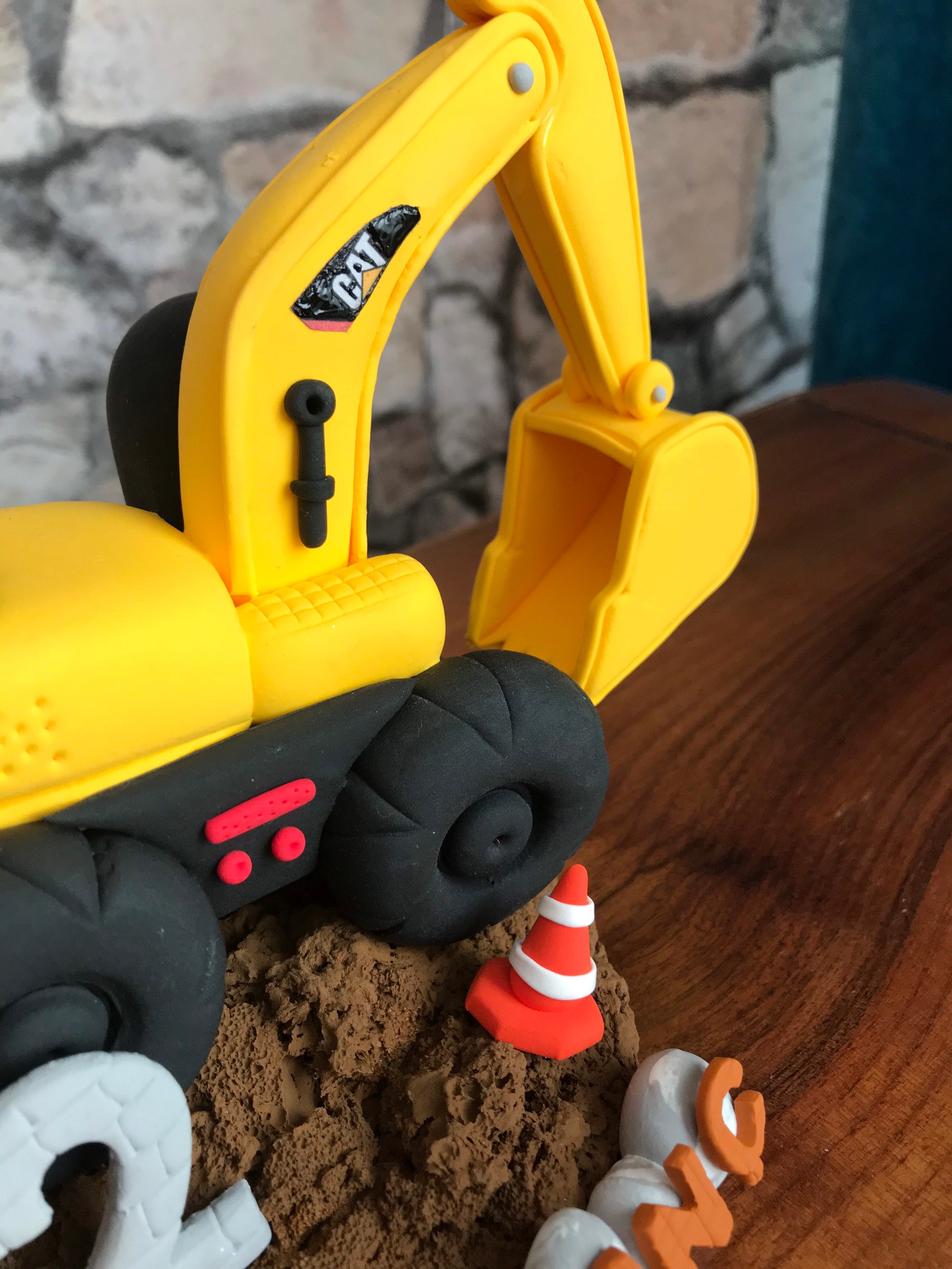 Excavator Cake Topper Excavator Cake Decoration 3D Cake - Etsy UK