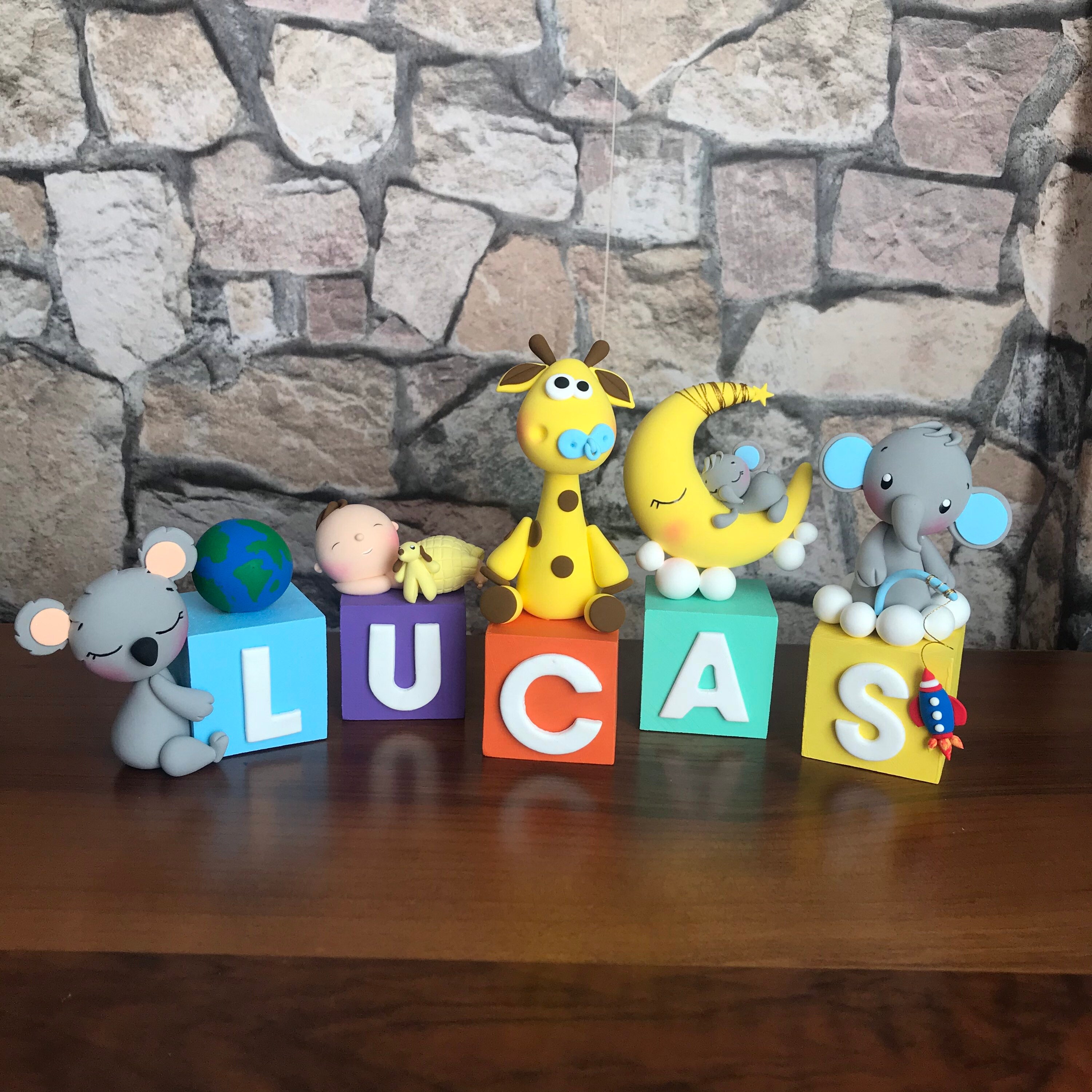 Personalized Name Blocks Name Blocks Nursery Decor Colorful - Etsy