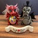 Dragon Wedding Cake Topper, Fantasy Dragon Couple, Cute Wedding Cake ...