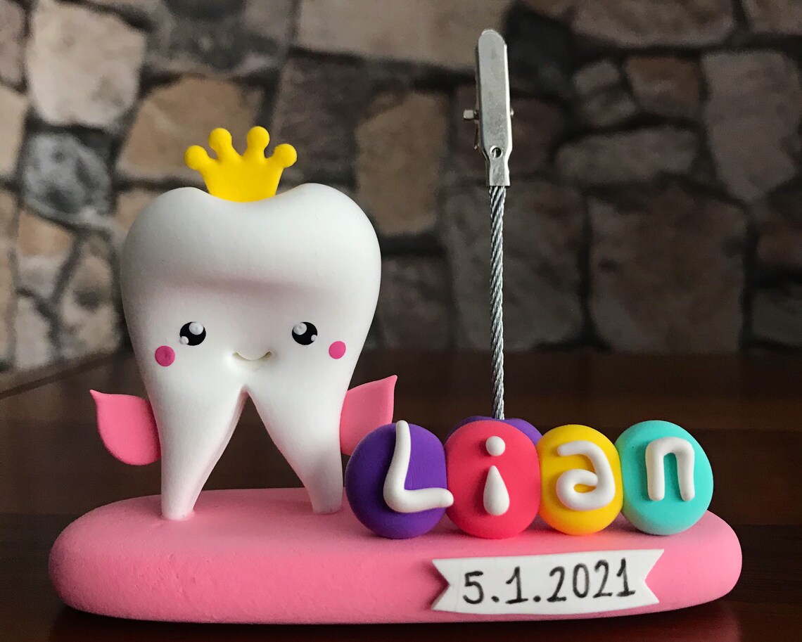 First Tooth Note Holder First Tooth Party Favors Snayniyeh - Etsy
