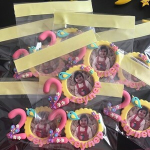 Second Birthday Favors, Custom Birthday Photo Frame, Age 2 Favors ...