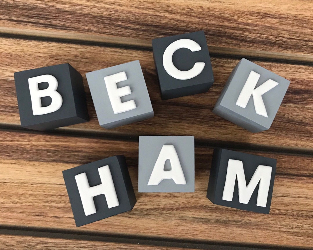 Baby Name Blocks, Nursery Blocks, Personalized Name Blocks, Customize ...