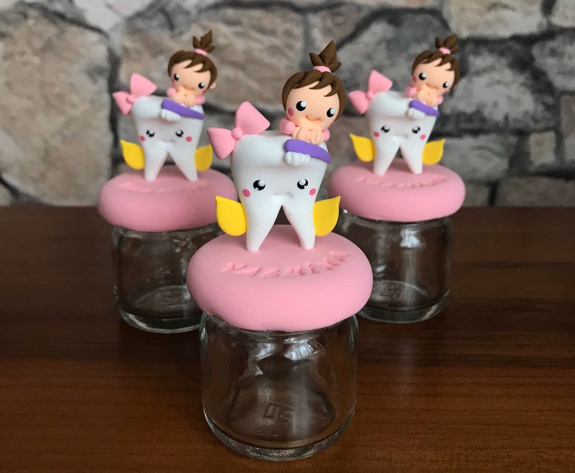 First Tooth Party Favors Tooth Fairy Jar Personalized Tooth | Etsy