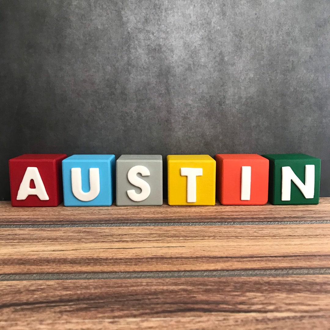 Personalized Name Blocks,wooden Blocks,baby Name Blocks,custom Baby ...