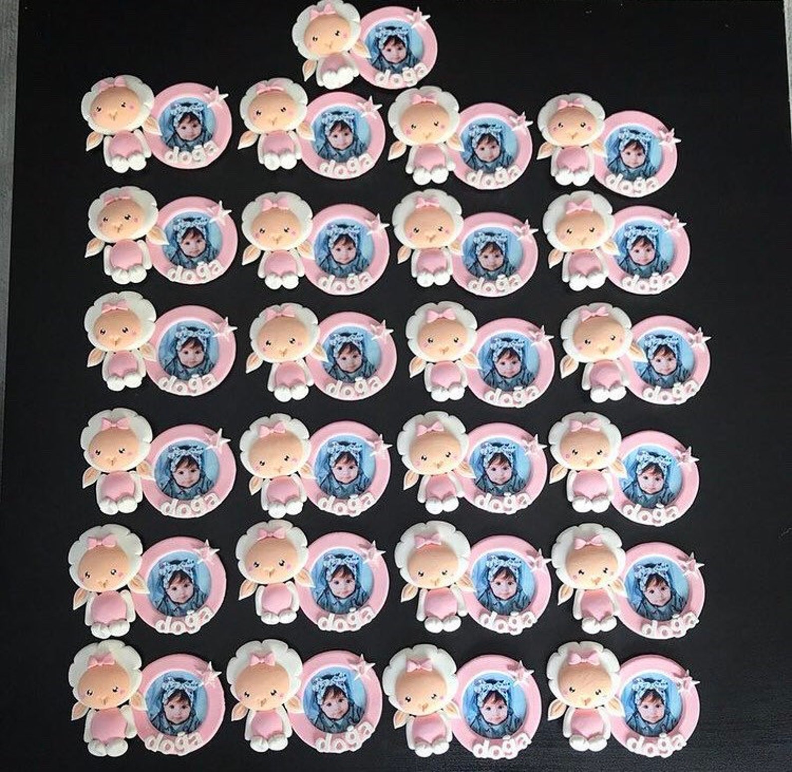 Lamb Frame Personalized Birthday Party Favors 1st Birthday - Etsy