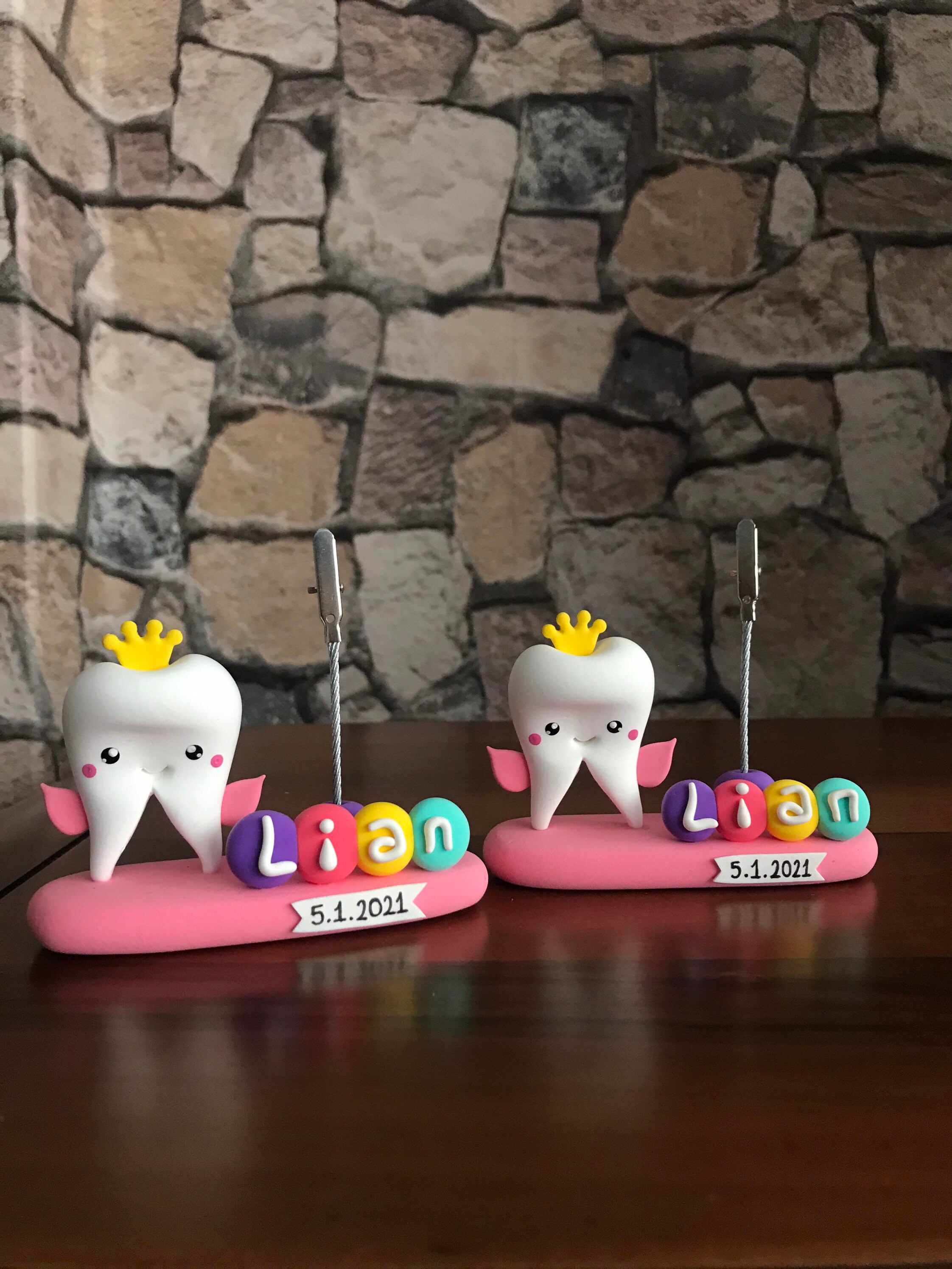 First Tooth Note Holder First Tooth Party Favors Snayniyeh - Etsy