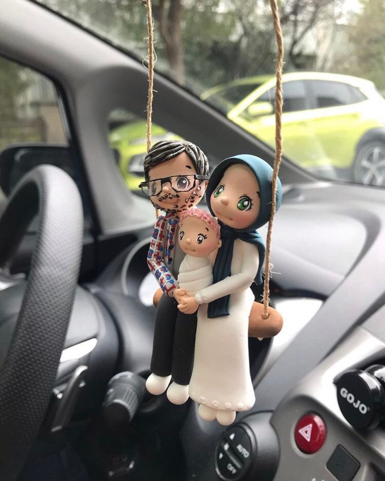 Rearview Mirror Ornament Car Ornaments Car Accessory look | Etsy