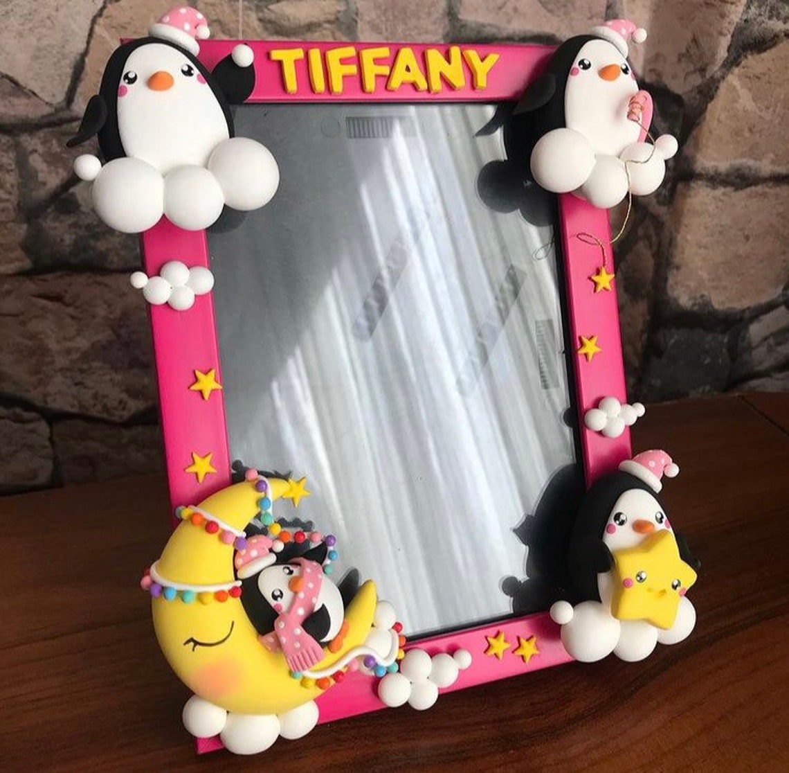 Photo frame for nursery Nursery devor Penguin frame | Etsy
