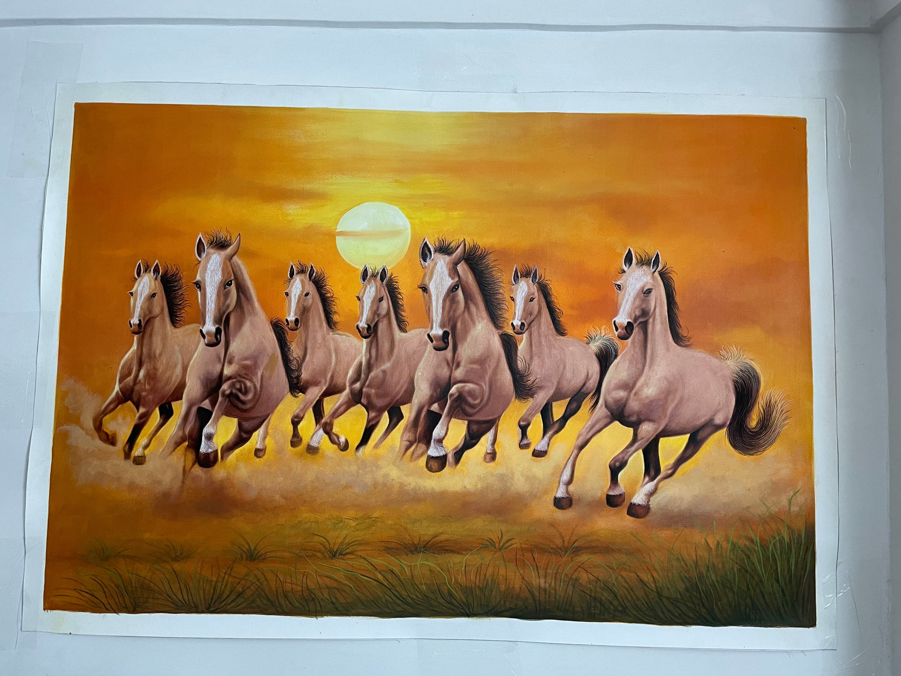 Chetak Horse Drawing