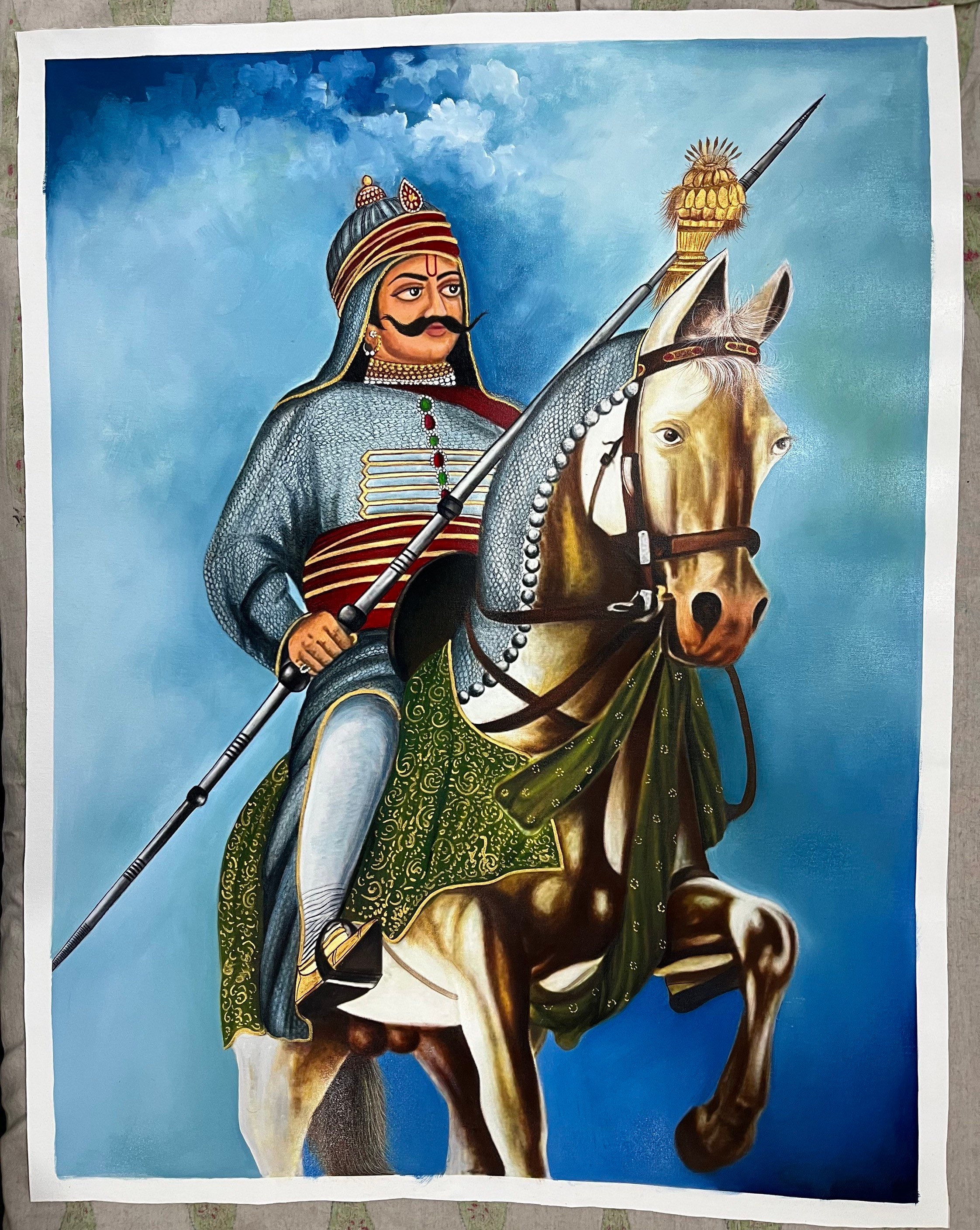 Chetak Horse Painting