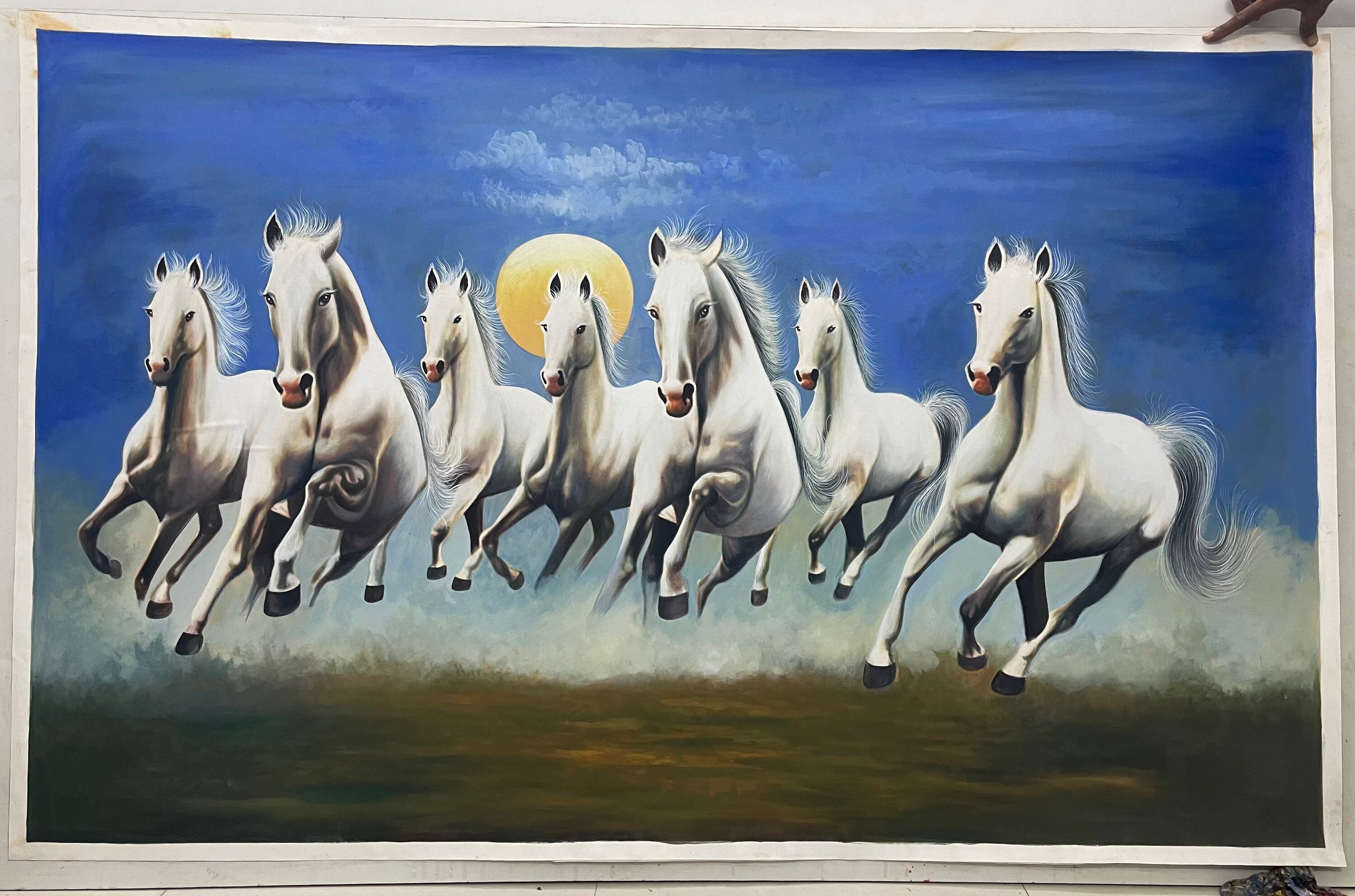 Images Of Seven Running Horses