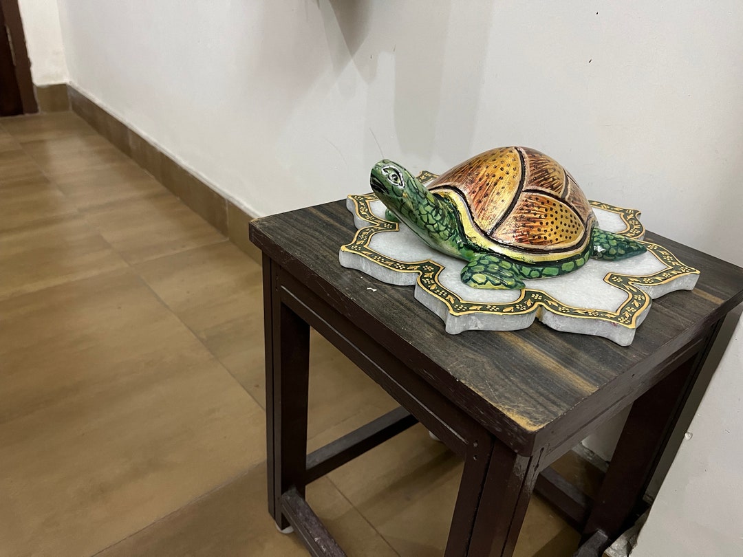 Tortoise Vastu Hand Made Using Marble Stone Using Original Gold Paste ...