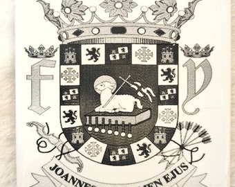Puerto Rico Coat of Arms - Etsy