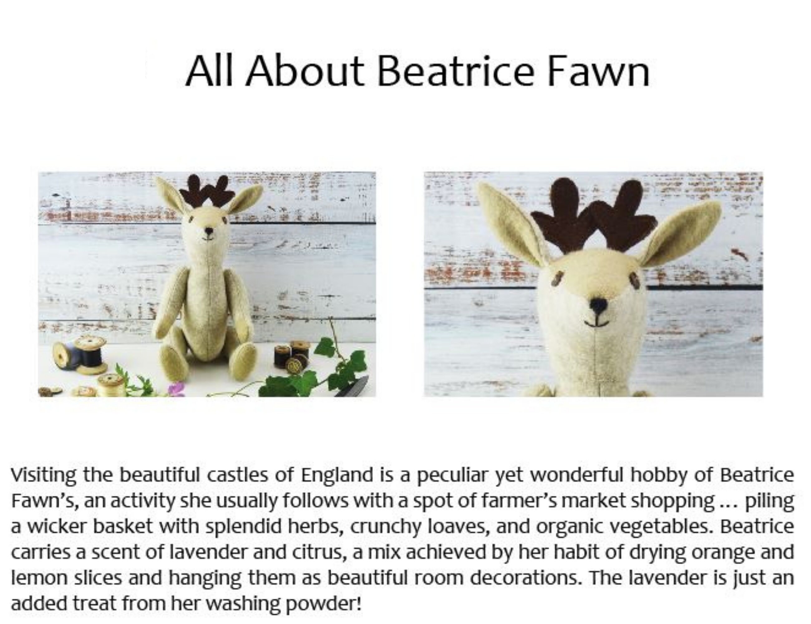 Deer Soft Toy Doll DIY Pattern. Instant Download Sewing Pattern. - Etsy